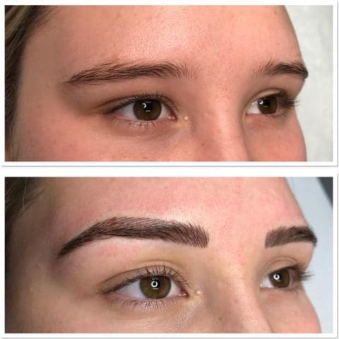 Micro Needled Brows - Sarah Kroh Cosmetic Tattoo